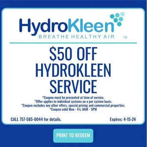HydroKleen A/C Cleaning Service in VA | Discounts & Specials